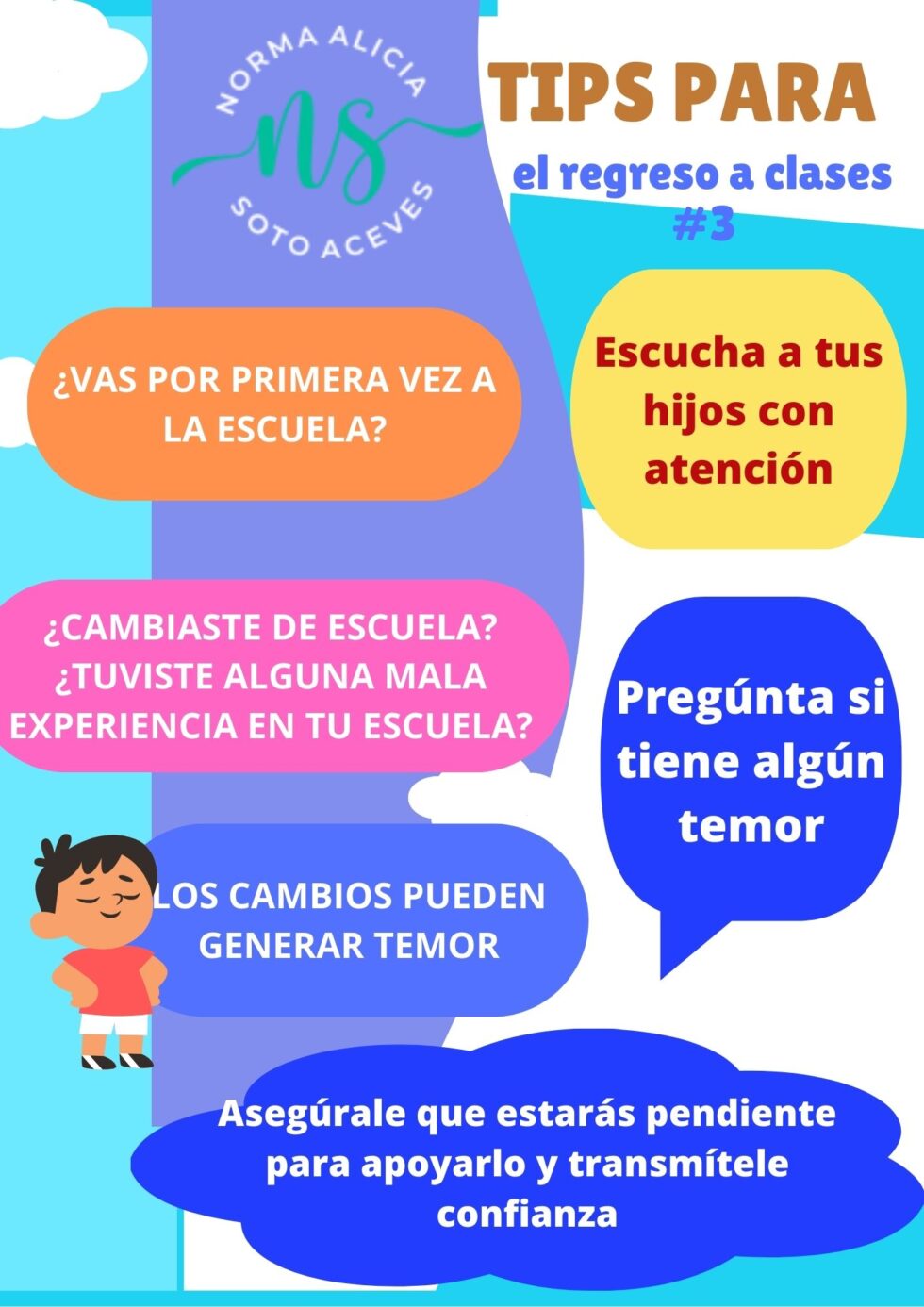 Tip #3 para el regreso a clases | Norma Soto